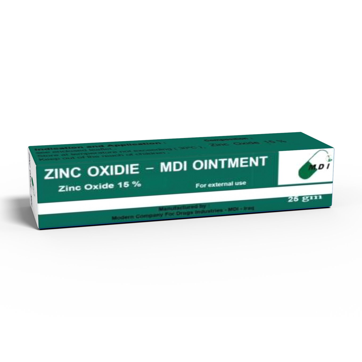 ZINC OXIDE – MDI Ointment | MDI